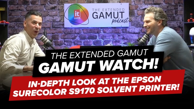 Gamut Watch: In-Depth Look at the EPSON SureColor S9170 Solvent Printer!