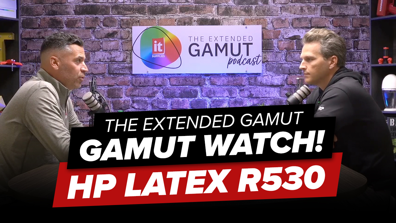 HP Latex R530 Flatbed Printer - Gamut Watch